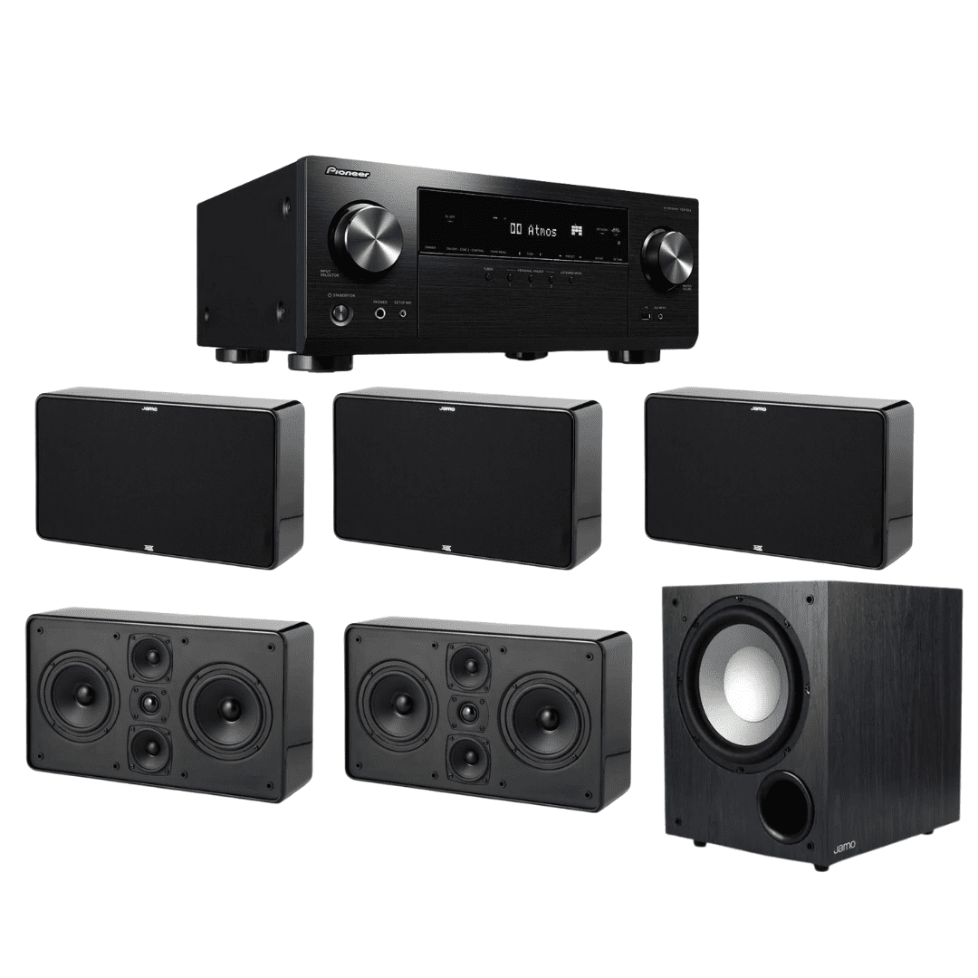 Jamo D500 THX 5.1 with Pioneer VSX-934 AVR Audio System - SmartHome21